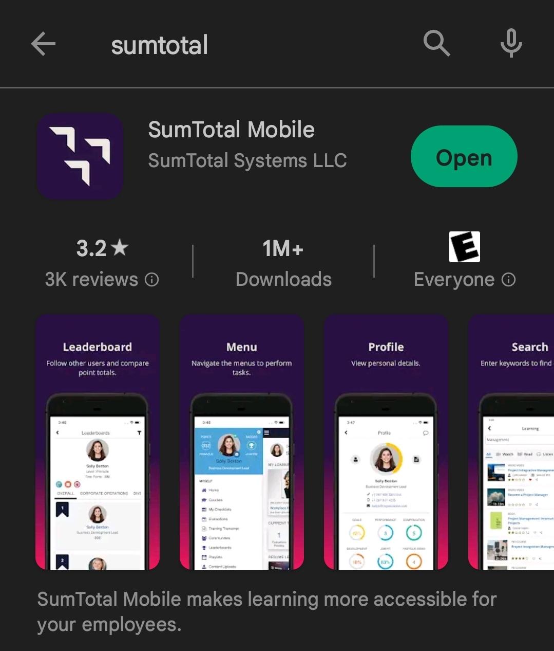 SumTotal Mobile IT Services Help Center
