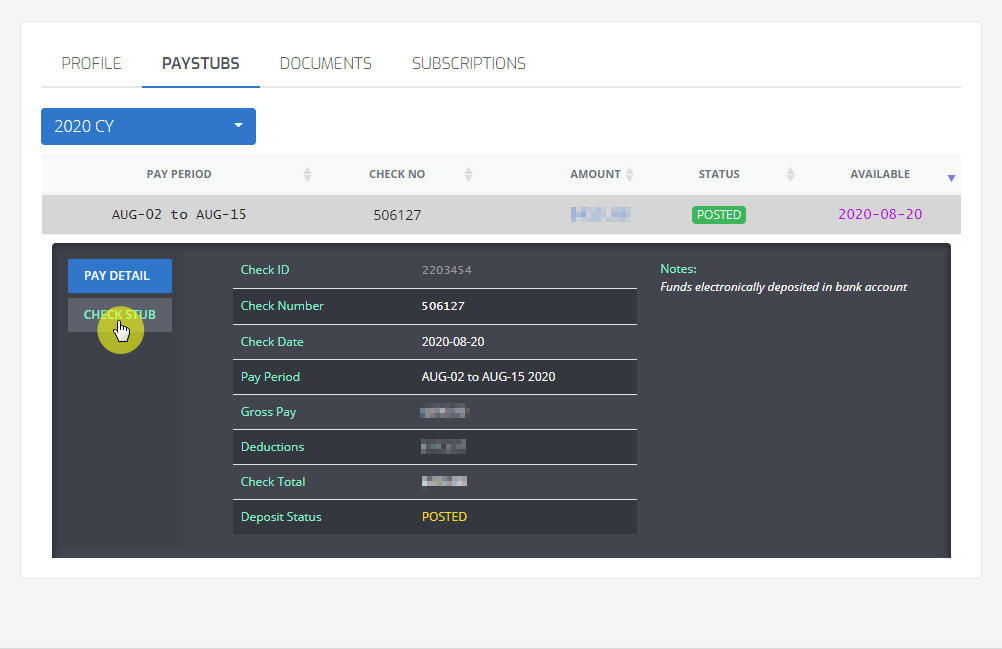 Access My Paycheck Stubs In Beacon IT Services Help Center